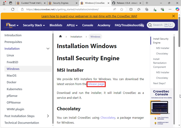 CrowdSec Setup | Home SOC Lab Setup Project